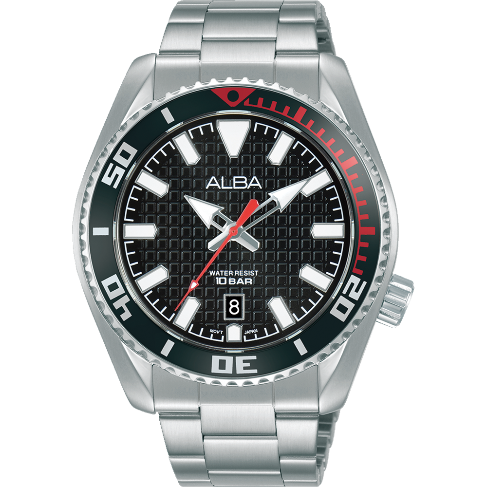 Alba Sports Analogue Black Dial Mens Watch AS9P01X – Watch Direct